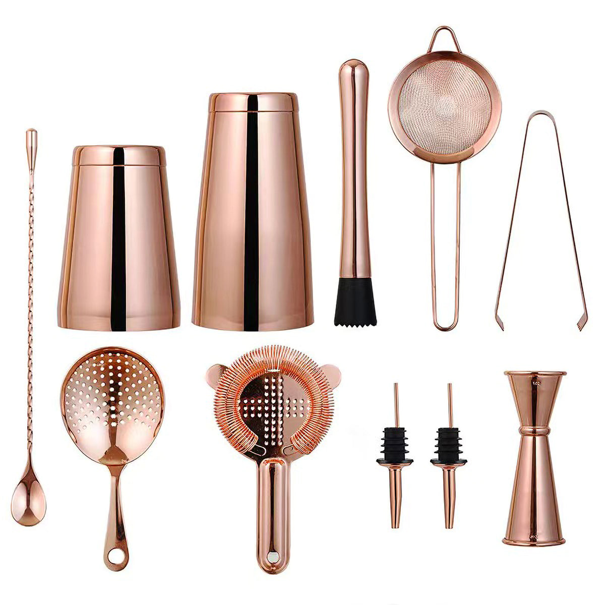 Bartender Kit Copper 11 Pieces – Essential Barware